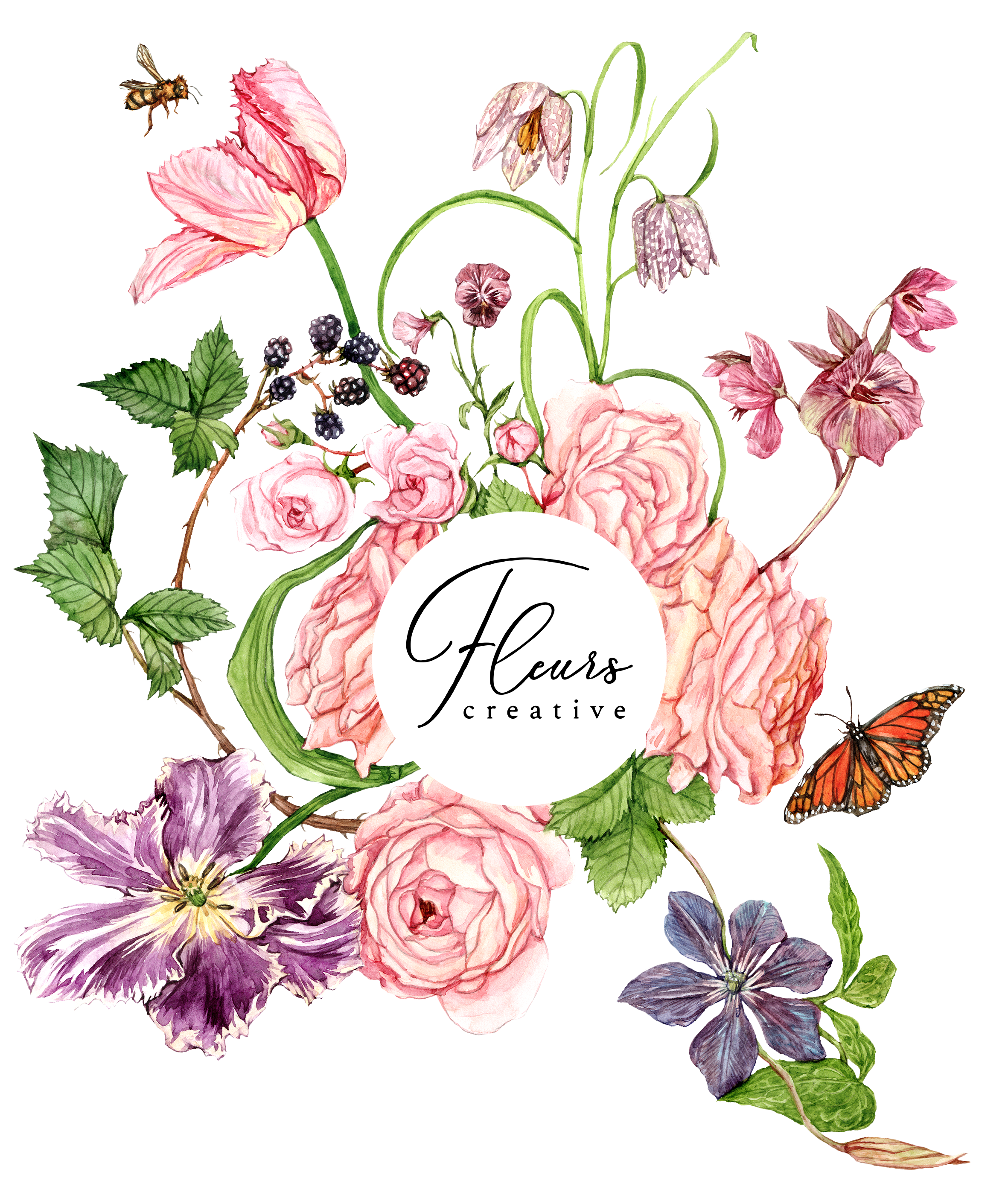 Crafting the Perfect Logo for Fleurs Creative: Collaborating with ...